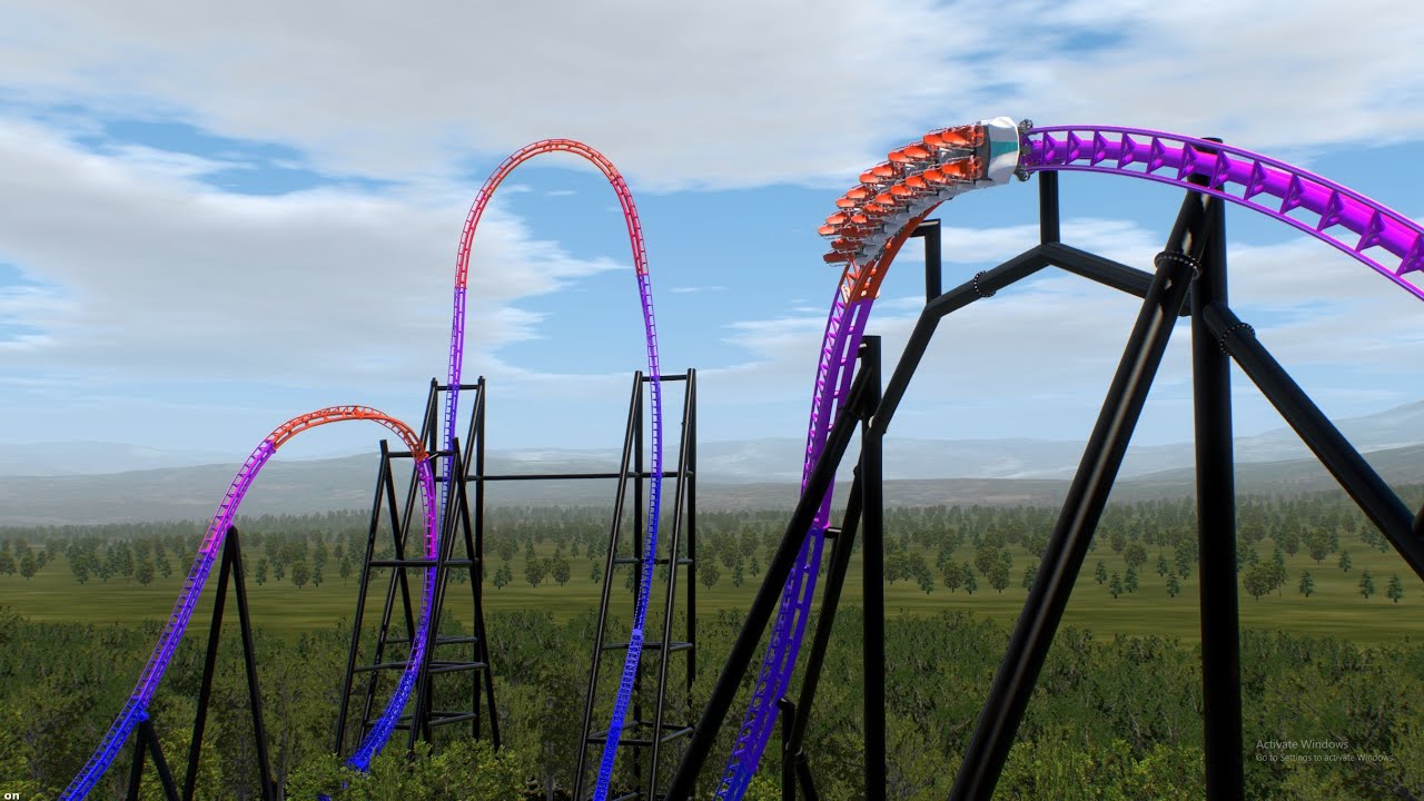 Supercharged Synthwave - Intamin Reimagination (NoLimits 2) - YouTube