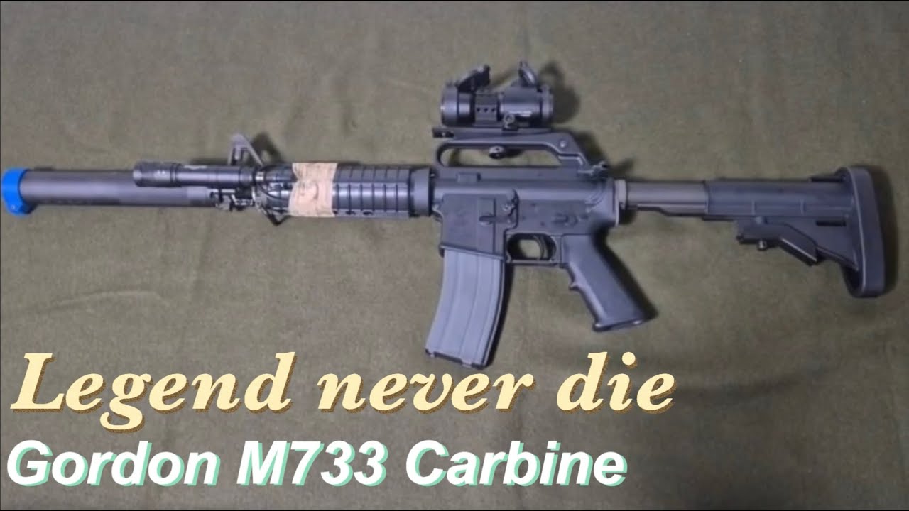 Gordon Carbine Colt M733 set up airsoft gun💥 고든 카빈 에어소프트건 VFC M733 틀딱티컬 틀포 입니다🫡 - YouTube