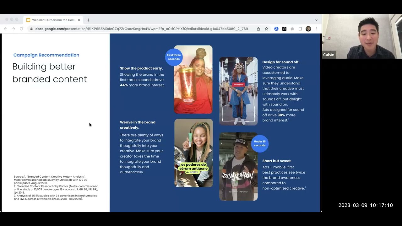 Outperform the Competition With Branded Content Ads | Meta & CreatorIQ ...