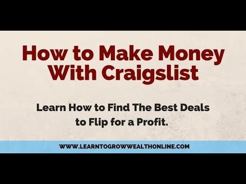 How To Make Money On Craigslist 2021 - Affiliate Marketing Craigslist ...