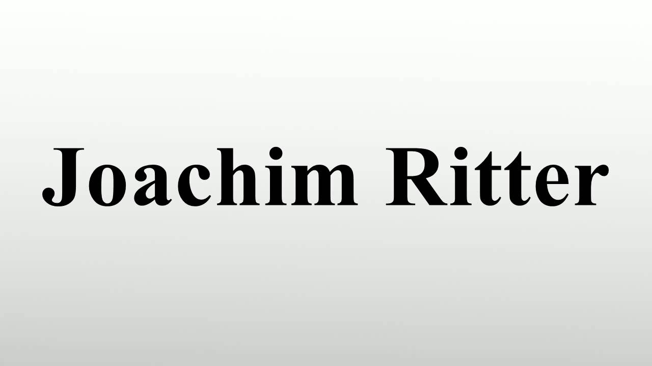Joachim Ritter - YouTube