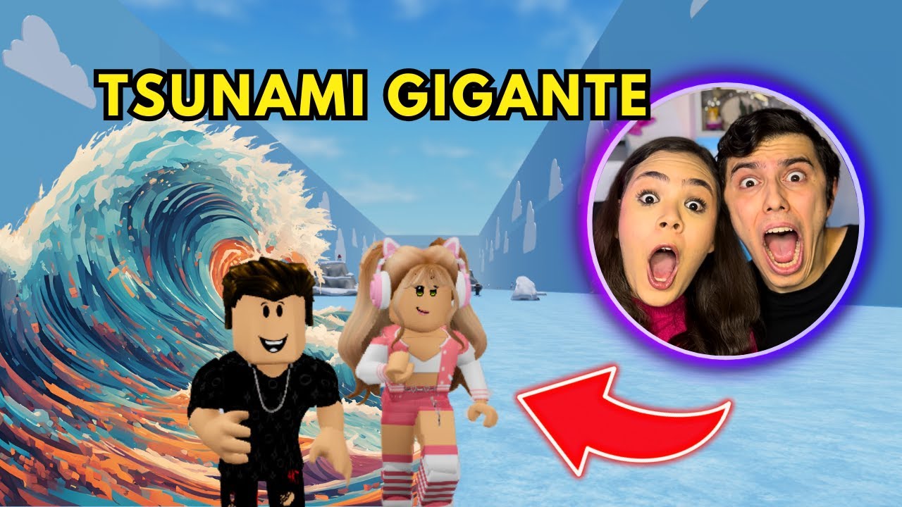 A MAIOR TSUNAMI DO MUNDO VEIO ATÉ NOS NO ROBLOXI - @vick.barbosa - YouTube
