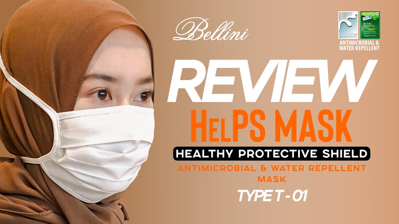 REVIEW JUJUR Masker kain BELLINI HelPS Mask T01 - YouTube