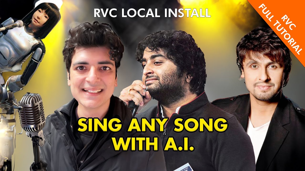 How to convert any song into your voice with RVC | A.I. से अपनी आवाज़ ...