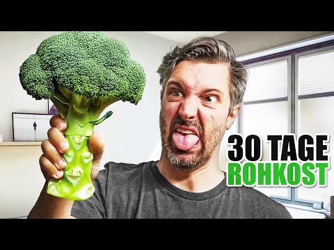 Ich esse einen Monat NUR rohes Gemüse 🥦 Selbstexperiment
