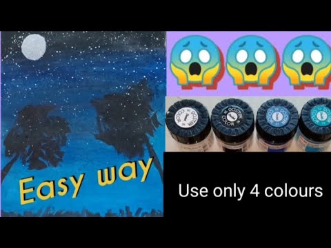 How to draw picture using only 4 colours |Seangeng - YouTube