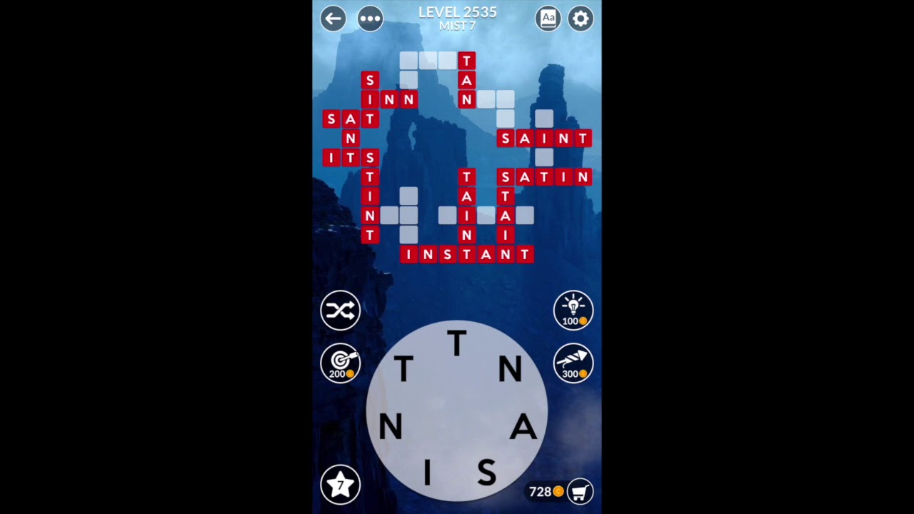 Wordscapes Level 2535 - YouTube