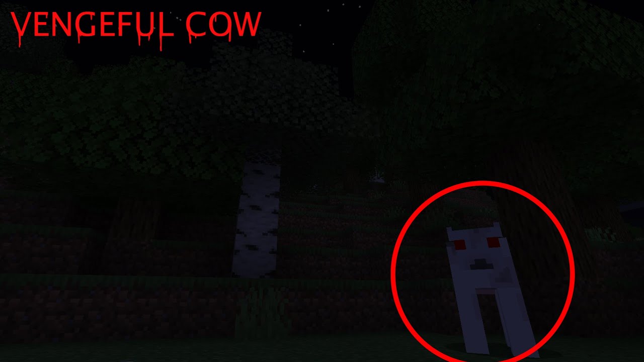VENGEFUL COW - Minecraft Creepypasta #1 - YouTube