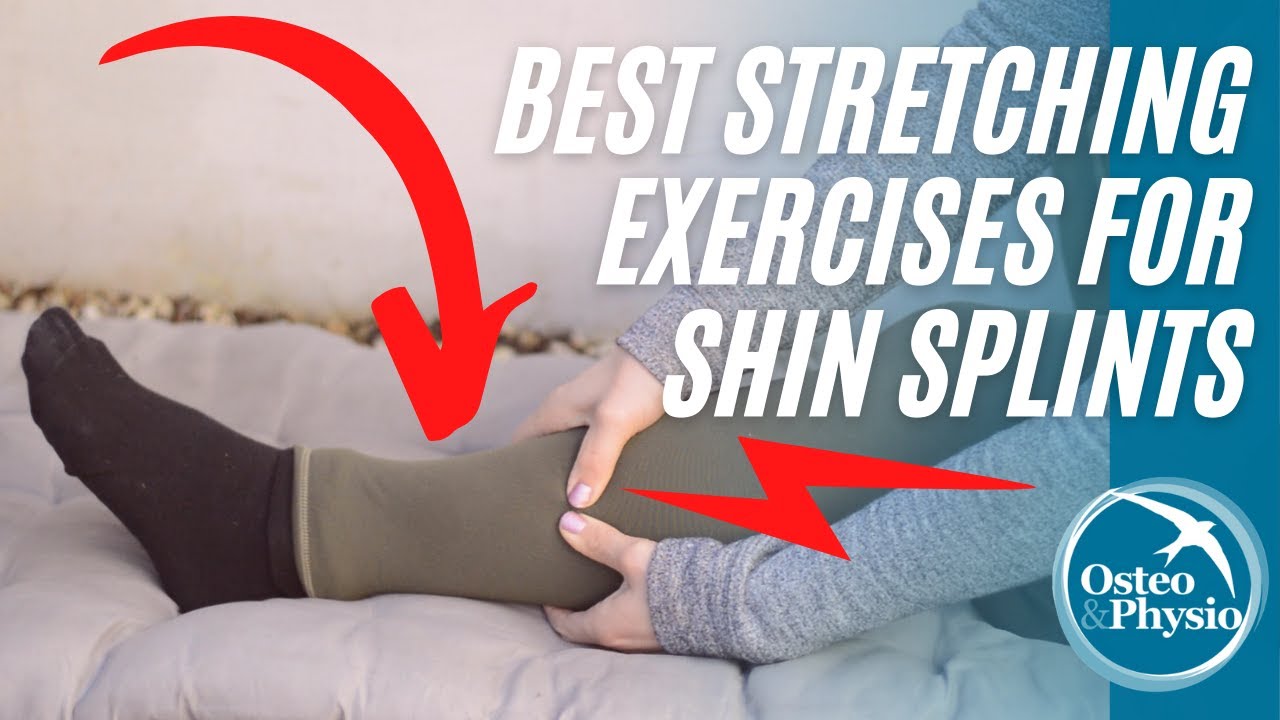 The best stretches for SHIN SPLINTS! - YouTube