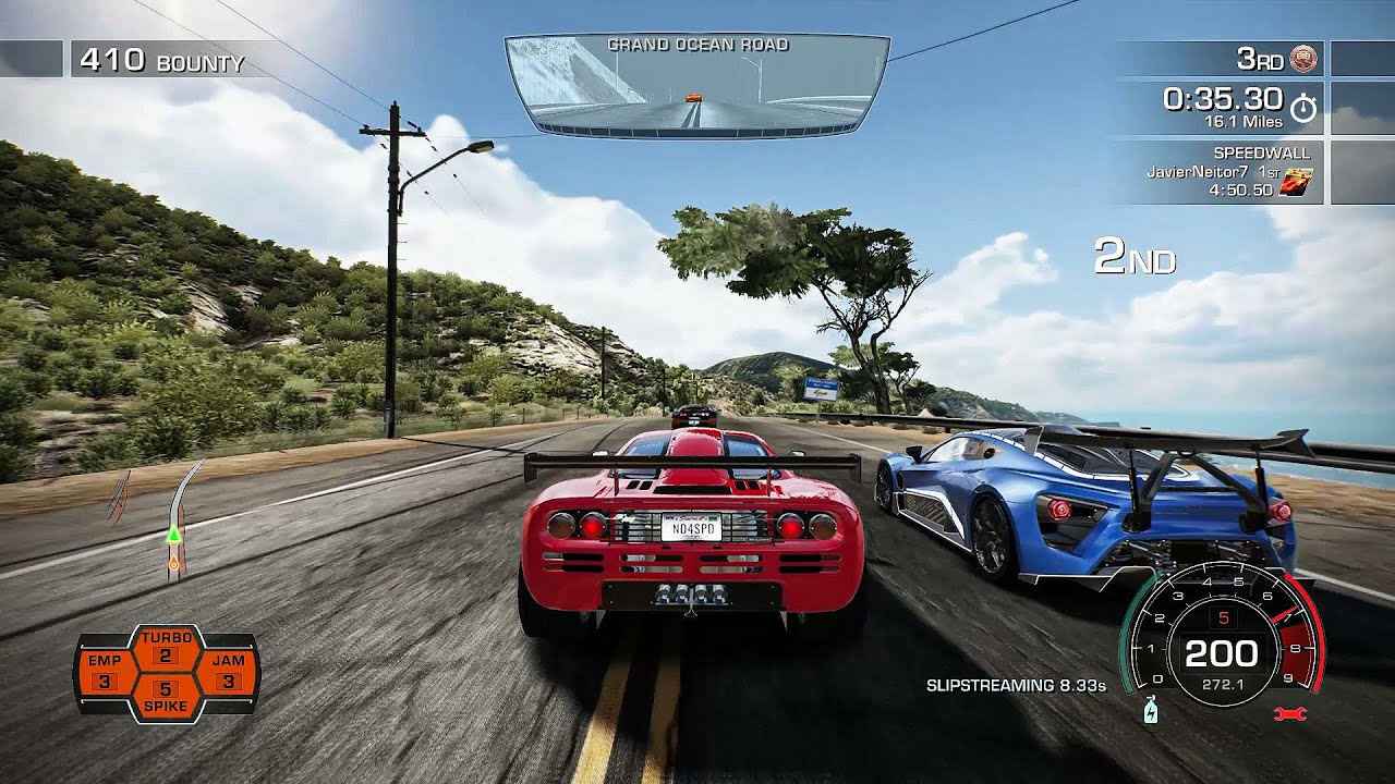 NFS Hot Pursuit Remastered - McLaren F1 GTR Race Car Mod - YouTube