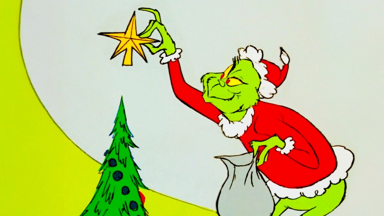 Grinch Christmas Ambience – Vintage Animation & Warm Winter Music (2hr ...