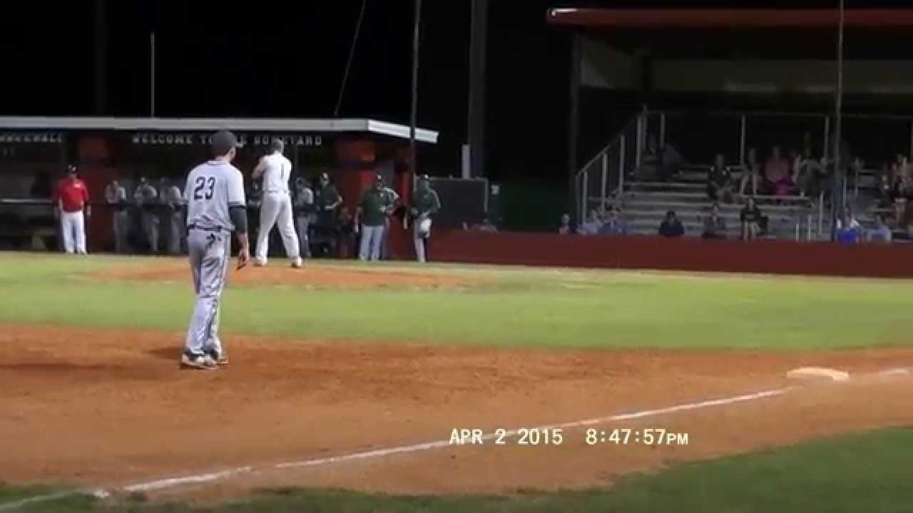 Spencer Cayten-Slidell High Baseball versus Fontainebleau High 4-2-2015 ...