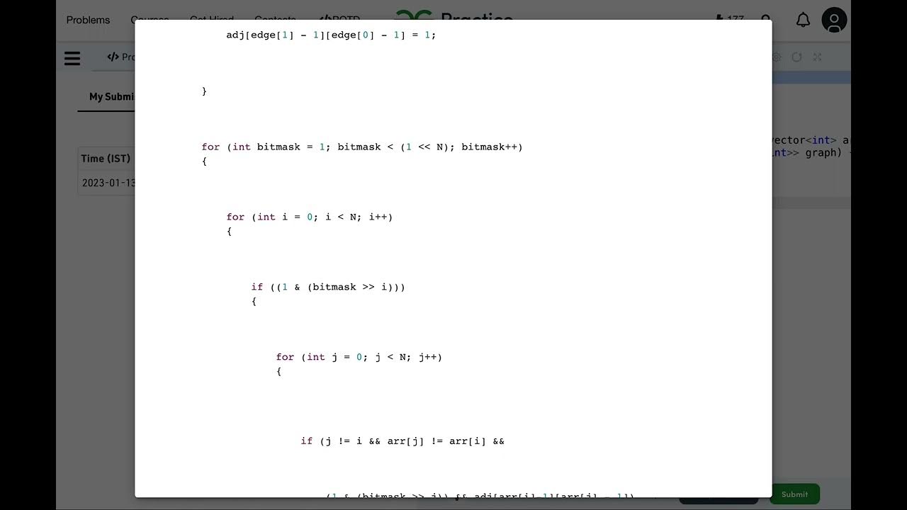 Count Lucky Permutations || GFG POTD Solution #solution #gfg || 13th January 2023 - YouTube