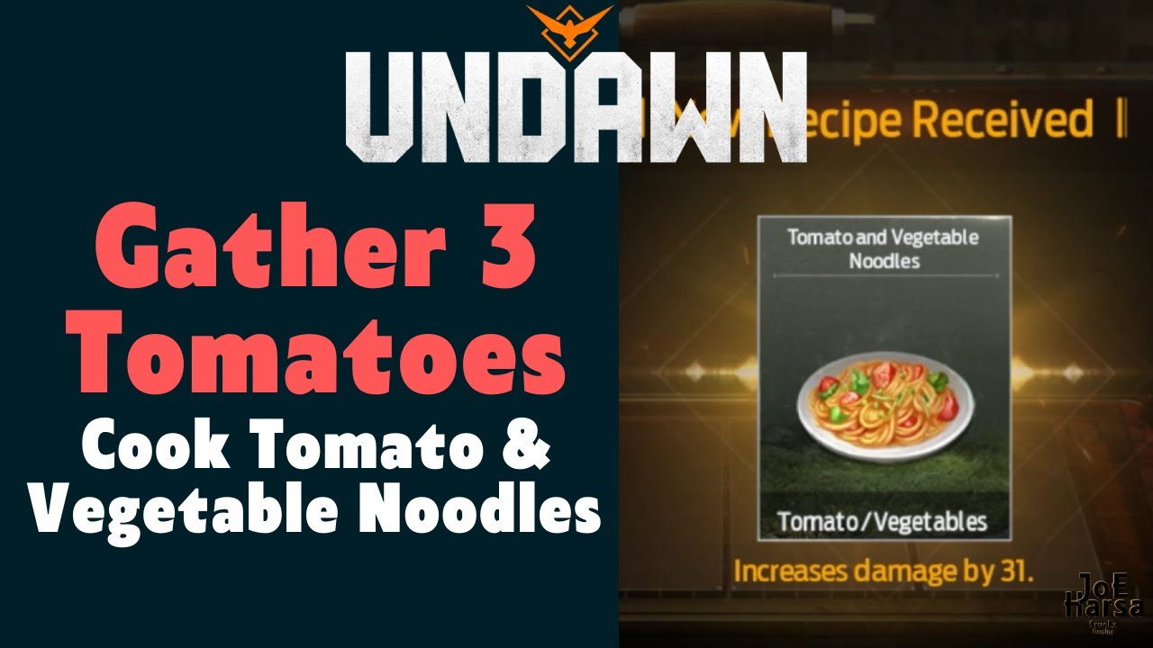 Cook Tomato and Vegetable Noodles Undawn Gather Tomatoes - YouTube