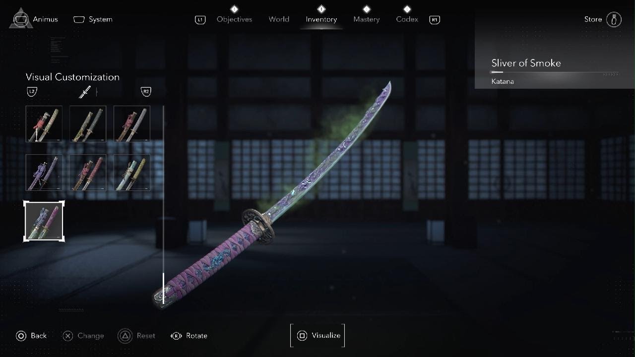 Assassin's Creed Shadows Silver Of Smoke Anomaly Unlockable Weapon💫🐠💯🤠🤯 ...