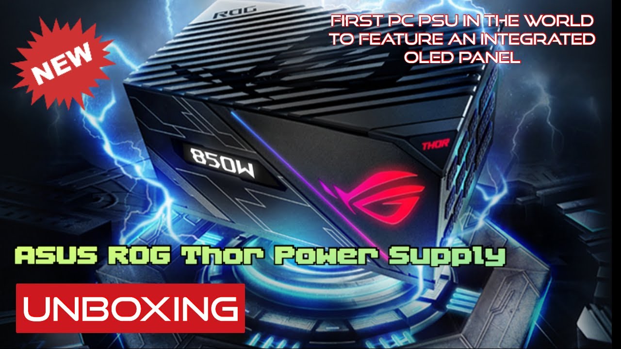 UNBOXING ROG Thor 850W Platinum Power Supply - YouTube
