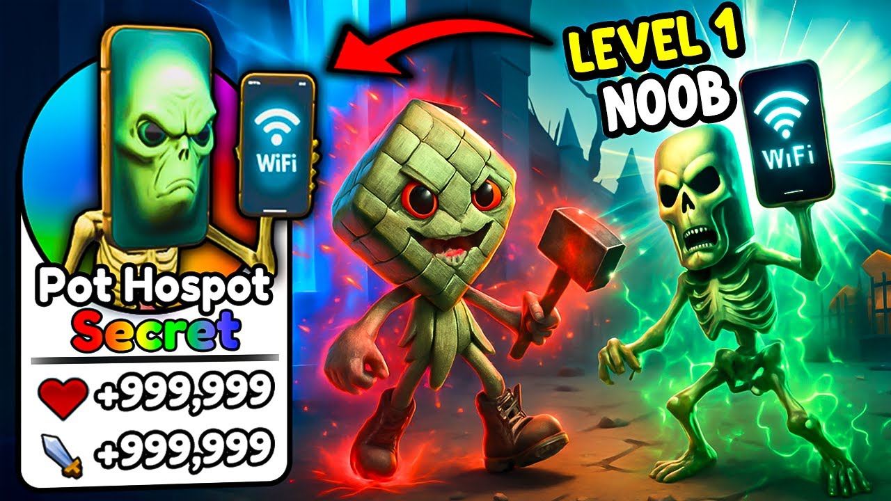 Starting Over as NOOB with POT Hotspot in Brainrot Evolution (Roblox ...