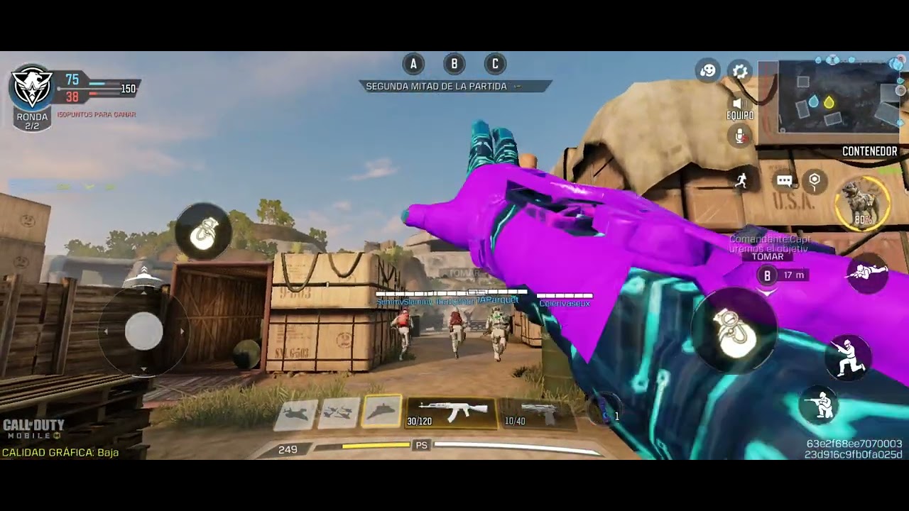 jugando codmobile - YouTube