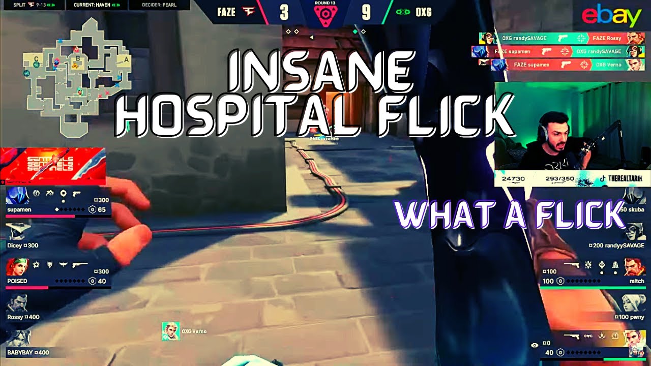FaZe SupaMan INSANE HOSPITAL FLICK w FREE GUN | SEN Tarik Reacts ...