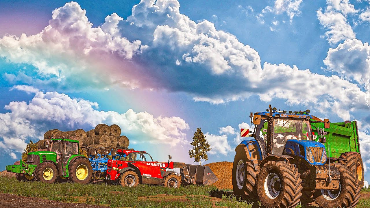 🔥 OBORNIK 2021 😱 SMERF VS GÓRY 🔥 FS19 OSINA 🔥 JOHN DEERE, NEW HOLLAND ...