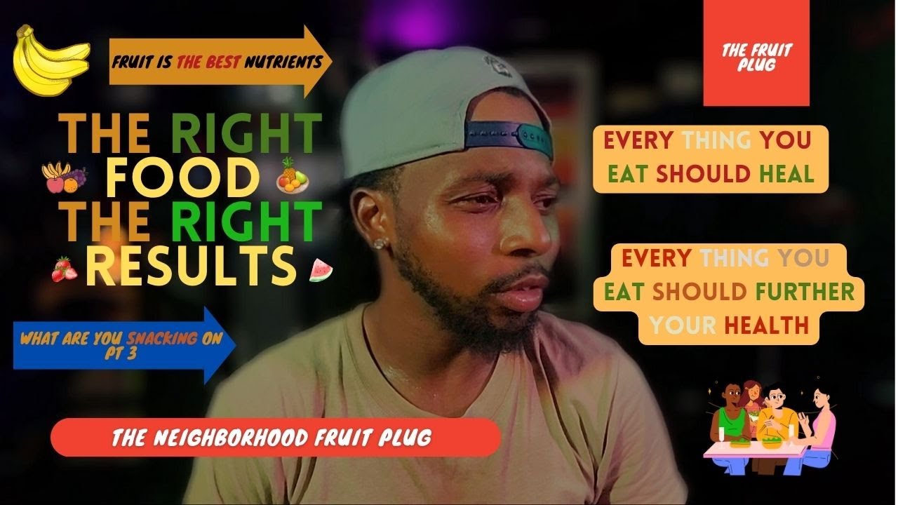 The Right Food The Right Results | What Are You Snacking On Pt. 3 | The Fruit Plug - YouTube