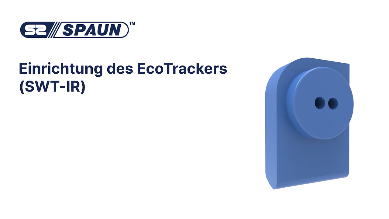 So richten Sie den EcoTracker (SWT-IR) ein | Schritt-für-Schritt ...