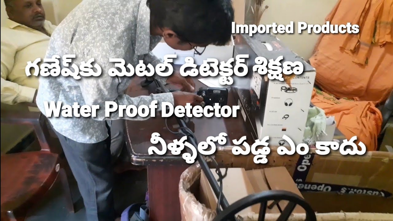 Best Deep Gold Metal Detector Training To Ganesh | Fully Water Proof ...