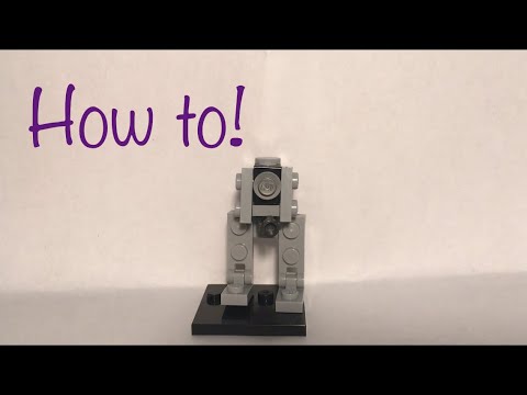 How To Build A Mini Lego AT ST - YouTube