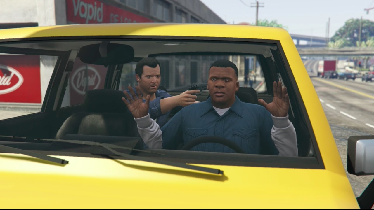 GTA 5 - Keep gun on Franklin !! Story mode 3 - YouTube