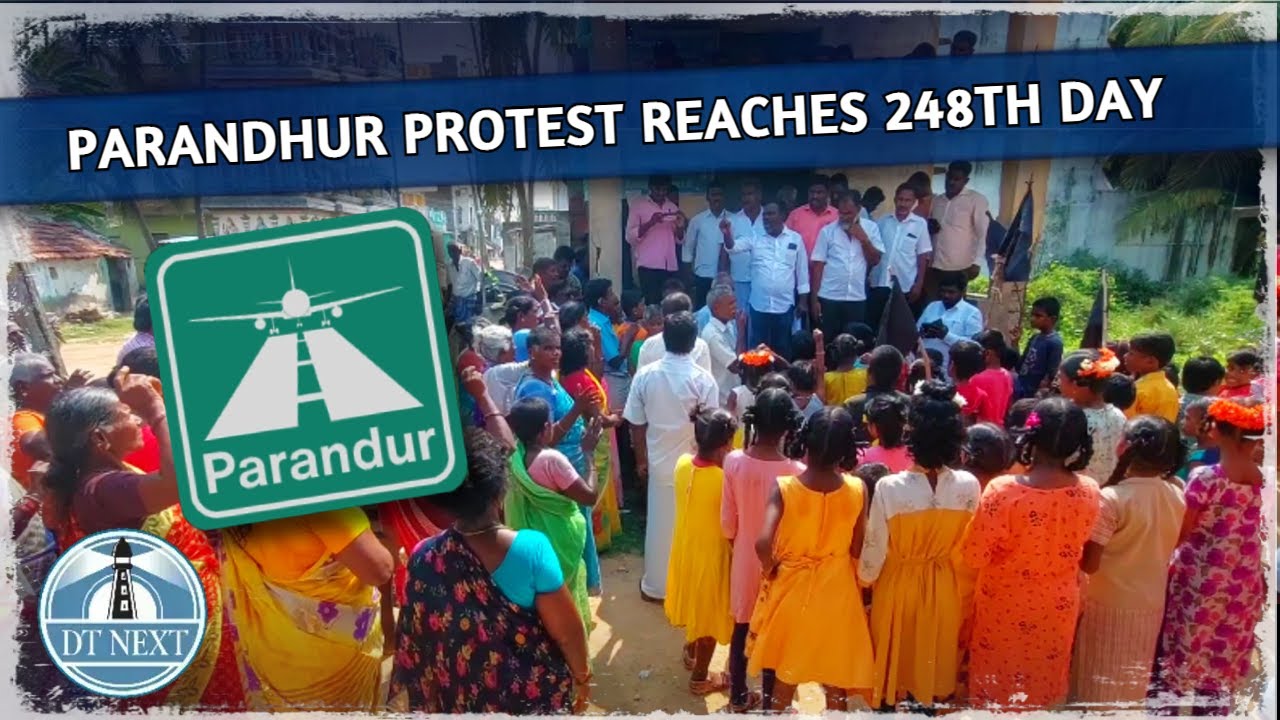 Parandur protest reaches 248th day | Dt Next - YouTube