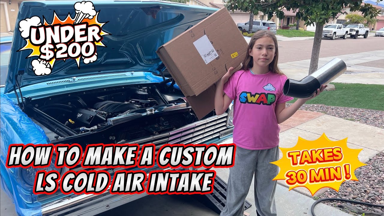 How to make a custom cold air intake - YouTube
