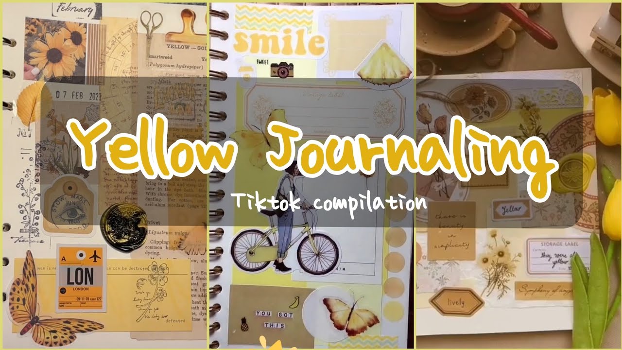Yellow Theme Journaling💛🌻| Video compilation - YouTube