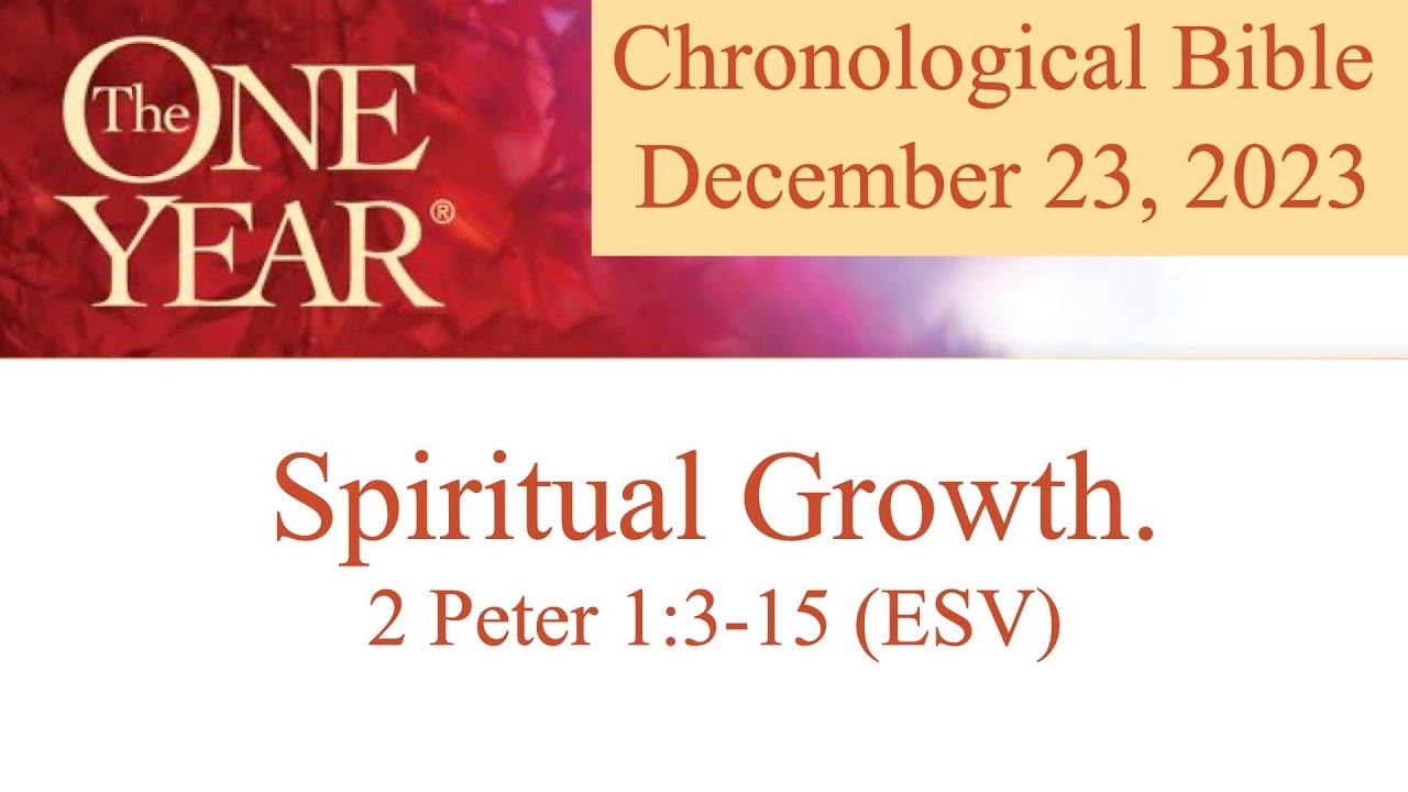 Spiritual Growth. 2 Peter 1:3-15. - YouTube