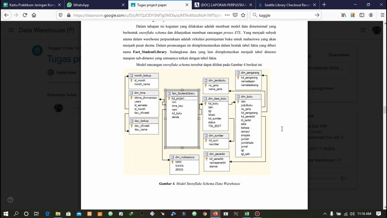 Ide Project Tugas Data Warehouse - Data Warehouse Perpustakaan - YouTube