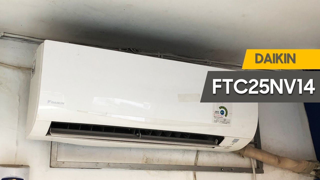 AC Daikin Super Mini Split 1 PK FTC25NV14 | Testing & Review - YouTube