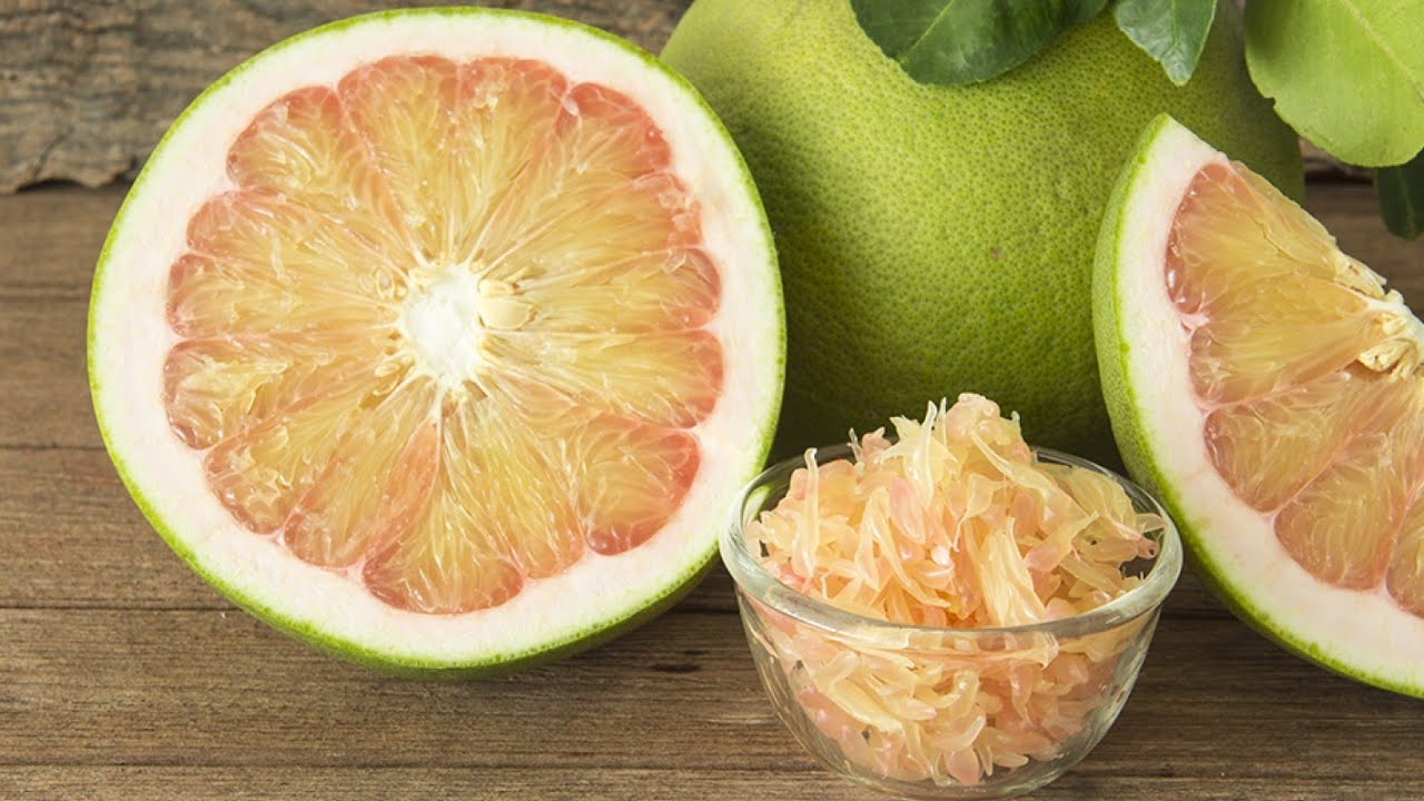 Pomelo Grapefruit | Relaxing fruit cutting | how to cut jambura| citrus ...