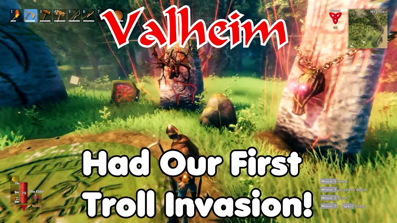 Had Our First Troll Invasion! Valheim Gameplay S1-Ep18 - YouTube
