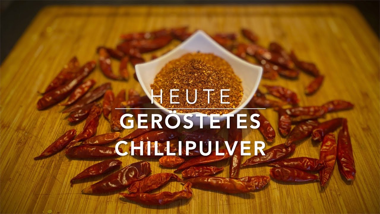 Selbst geröstetes Chili Pulver /// homemade roasted chili powder 🌶🔥 ...