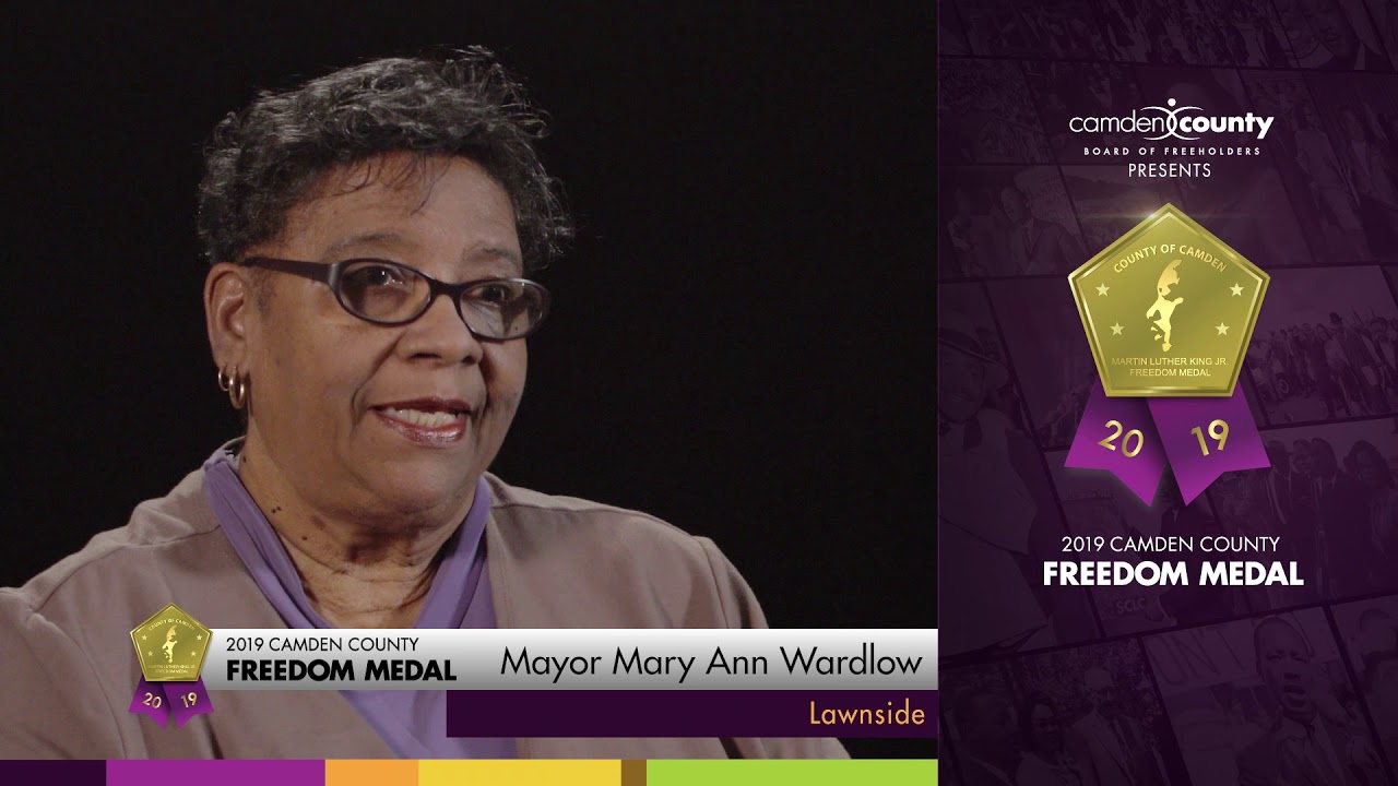 Mayor Mary Ann Wardlow - 2019 Camden County Freedom Medal - YouTube
