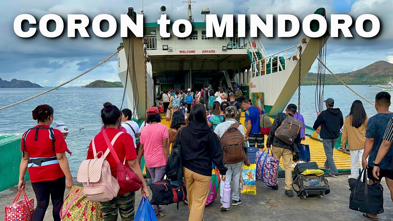 Traveling from CORON, PALAWAN to MINDORO | Ferry Ride + Explore San ...