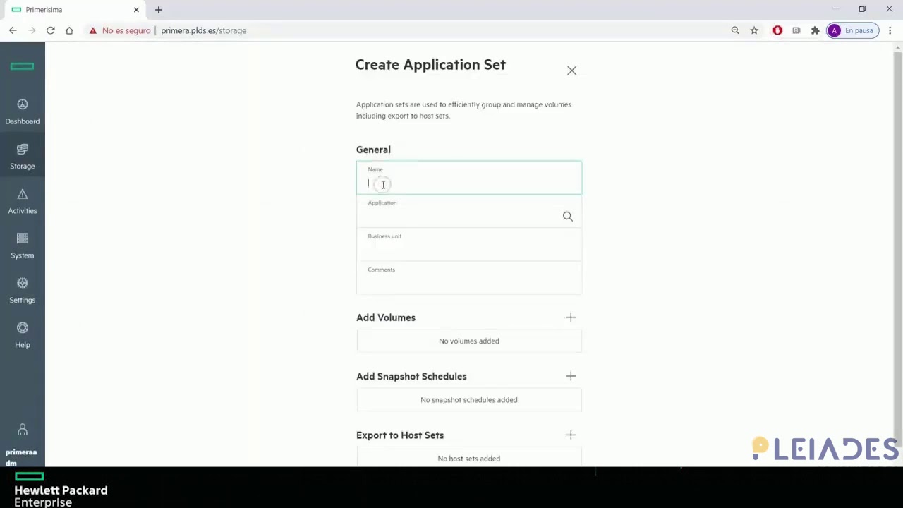 DEMO Interfaz gráfica HPE Primera - YouTube