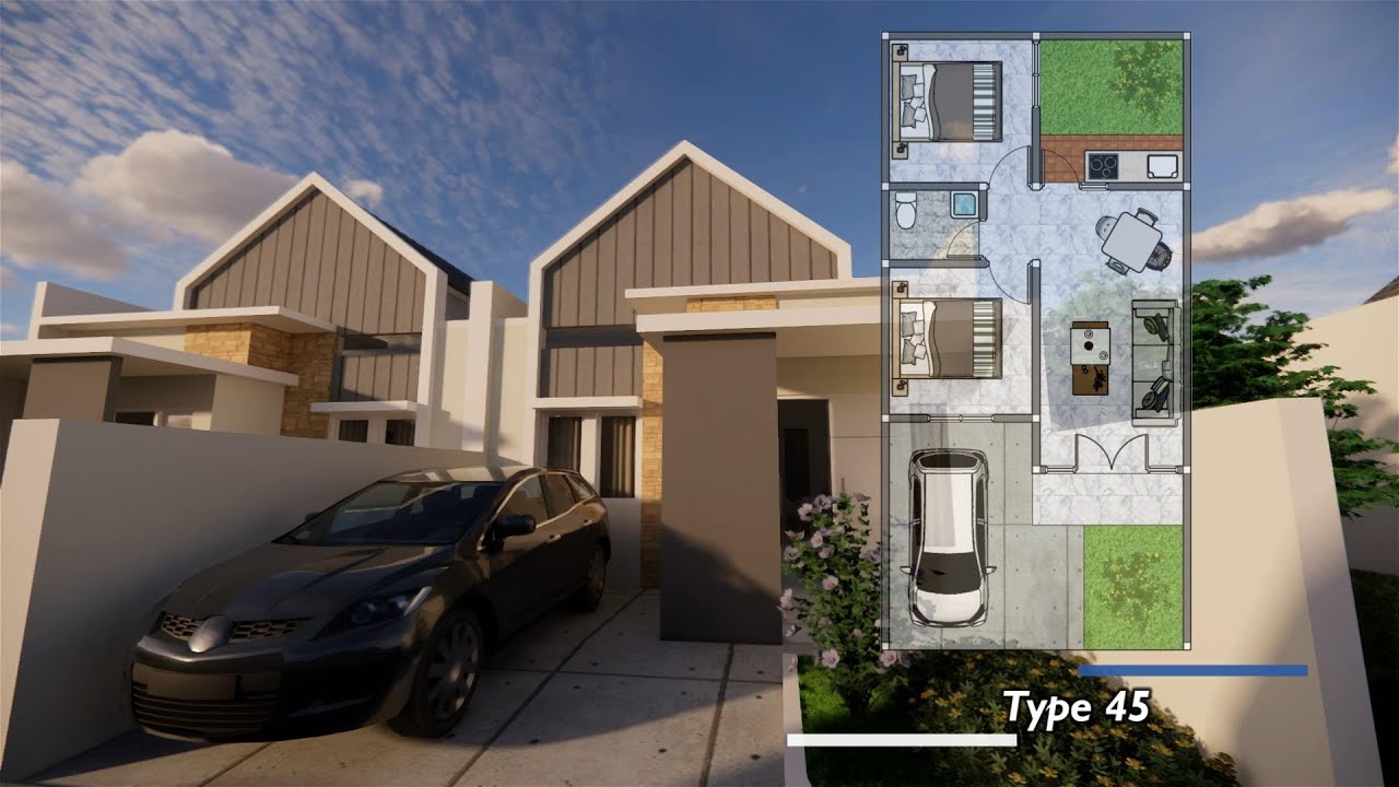Rumah Type 45 Modern Jasmine Dwipa Pudakpayung Semarang - YouTube