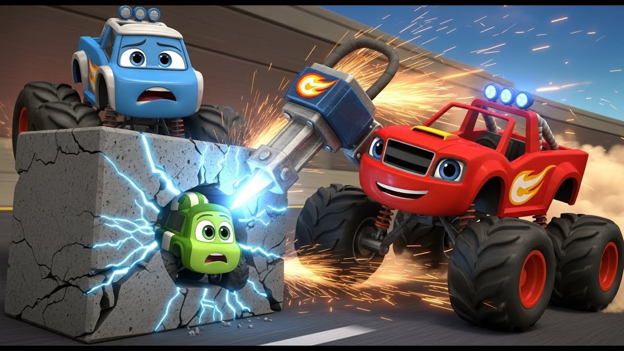 Blaze and the Monster Machines FULL Episode | Officer Blaze and The ...