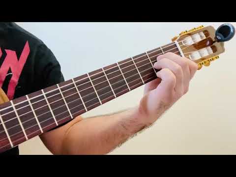 Turkmen Gitara okuwy. Yol (Akysh Saparow) akkordy we kakuwy.