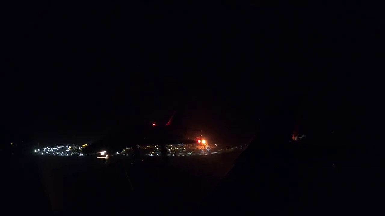 Night Section Approach to Touch and Go Rejoin - YouTube