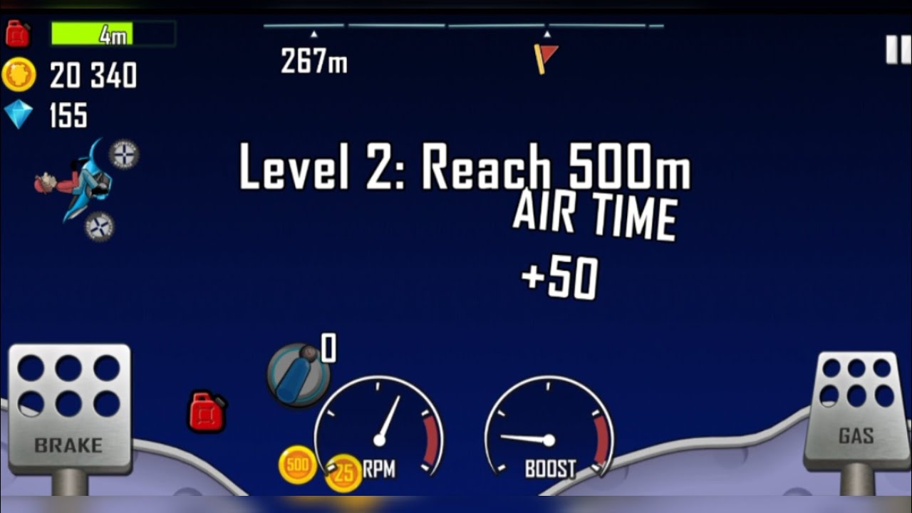 Hill Climb video game || Top Air time reach || Hill climb mobile game ...