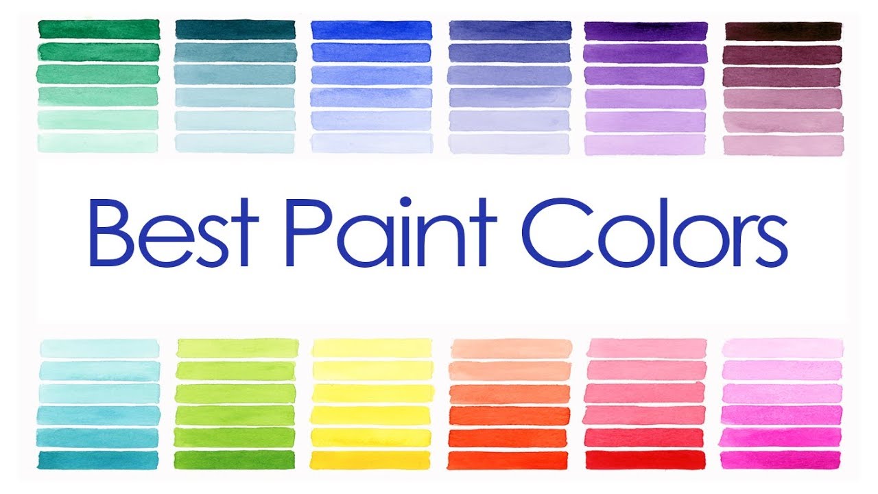 Watercolor Tutorial: My Essential Colors - YouTube