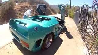 Vector W8, chassis PP-2 driving - YouTube