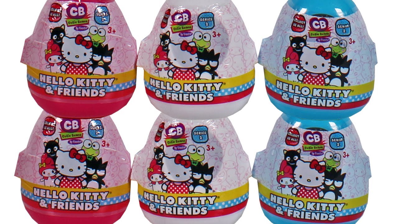 Hello Kitty & Friends Cutie Beans Series 2 Blind Box Unboxing Review Surprise Bean Plush - YouTube