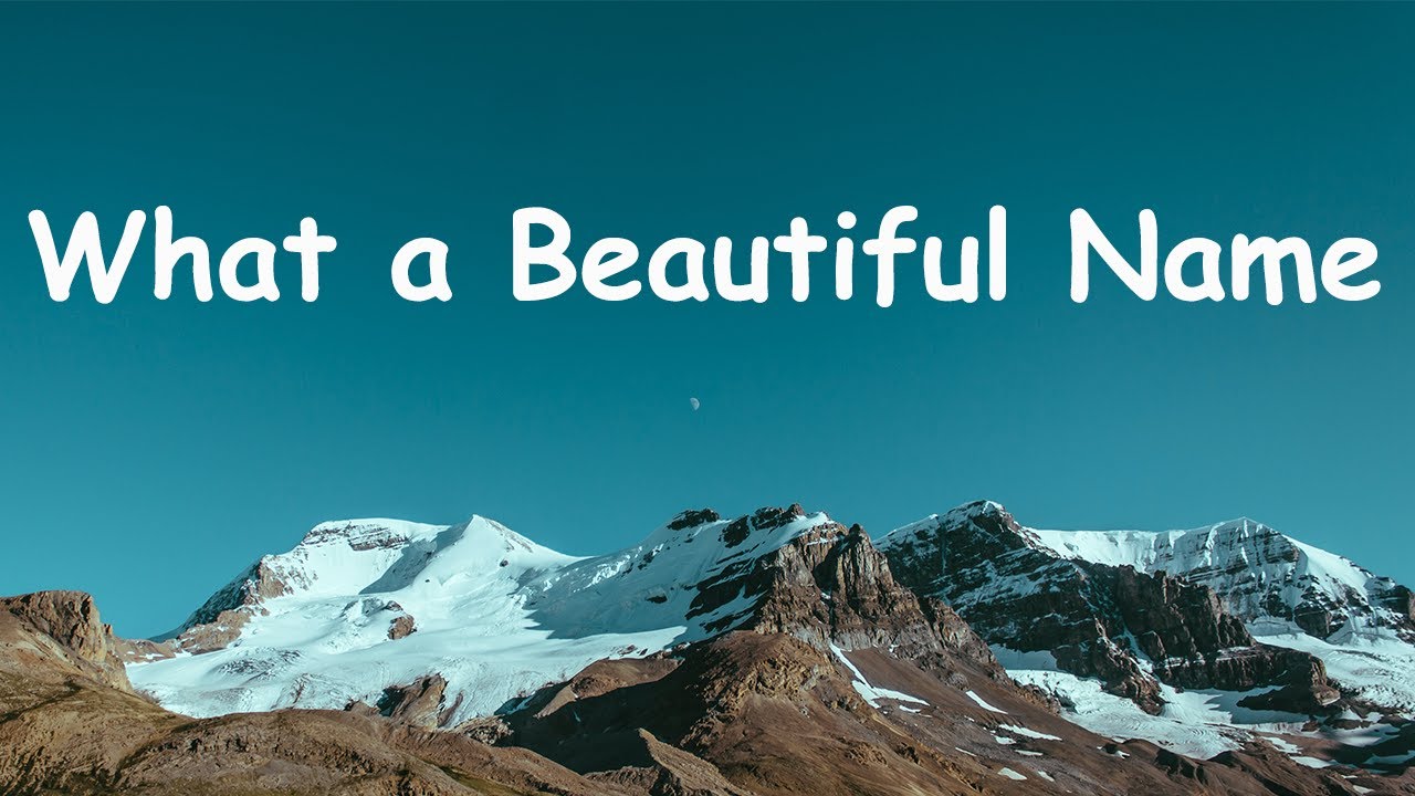 What a Beautiful Name - Hillsong Worship ( Lyrics ) #gospel - YouTube Music